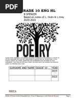 Gr12 Poetry - The Discardment - Annotations | PDF