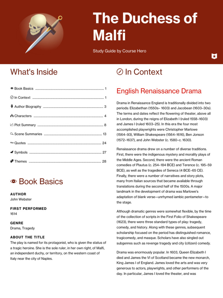 The Duchess of Malfi | PDF | Art | Classics
