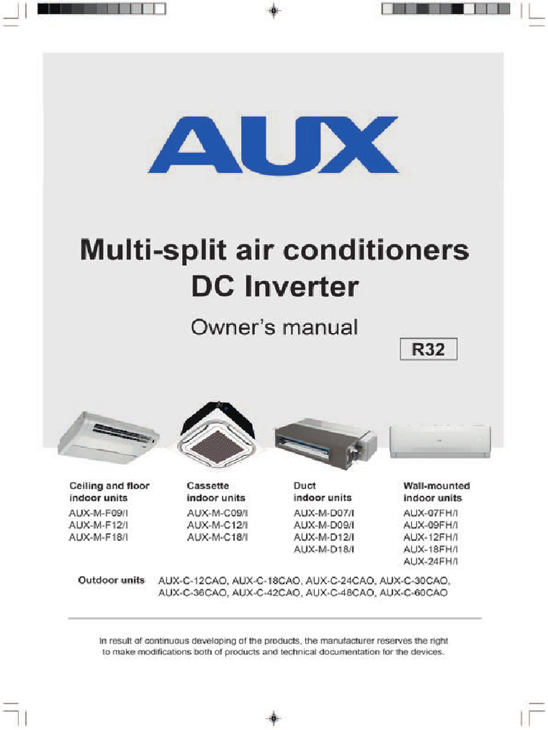 Klimatyzatory Multi Aux | PDF | Air Conditioning | Ac Power Plugs And ...