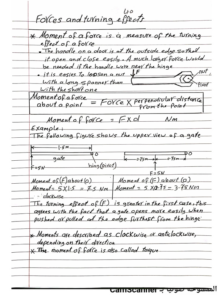Forces and Turning Effects | PDF