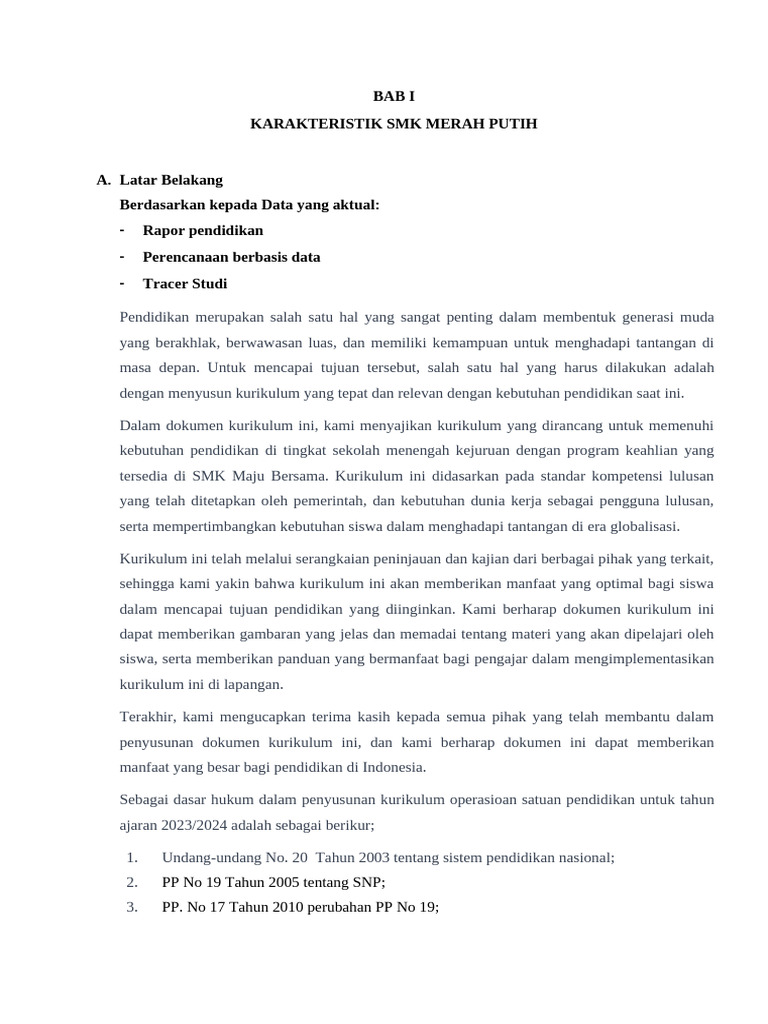 Contoh - KOSP REVISI | PDF