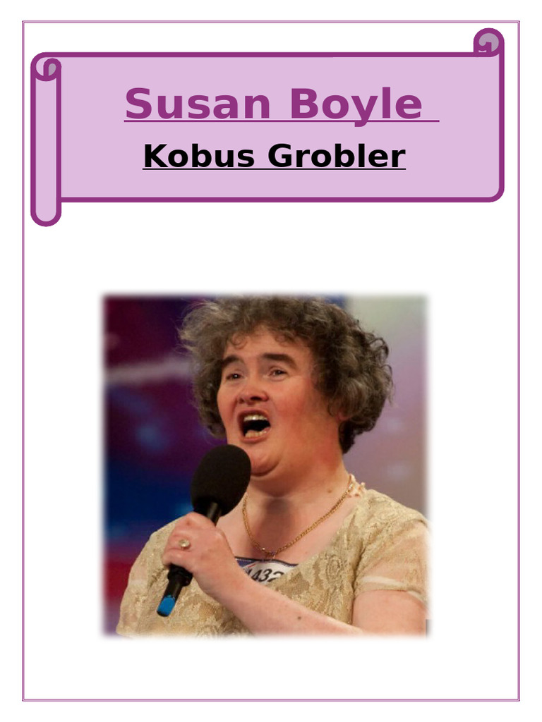 Susan Boyle - Afr. Gedig | PDF