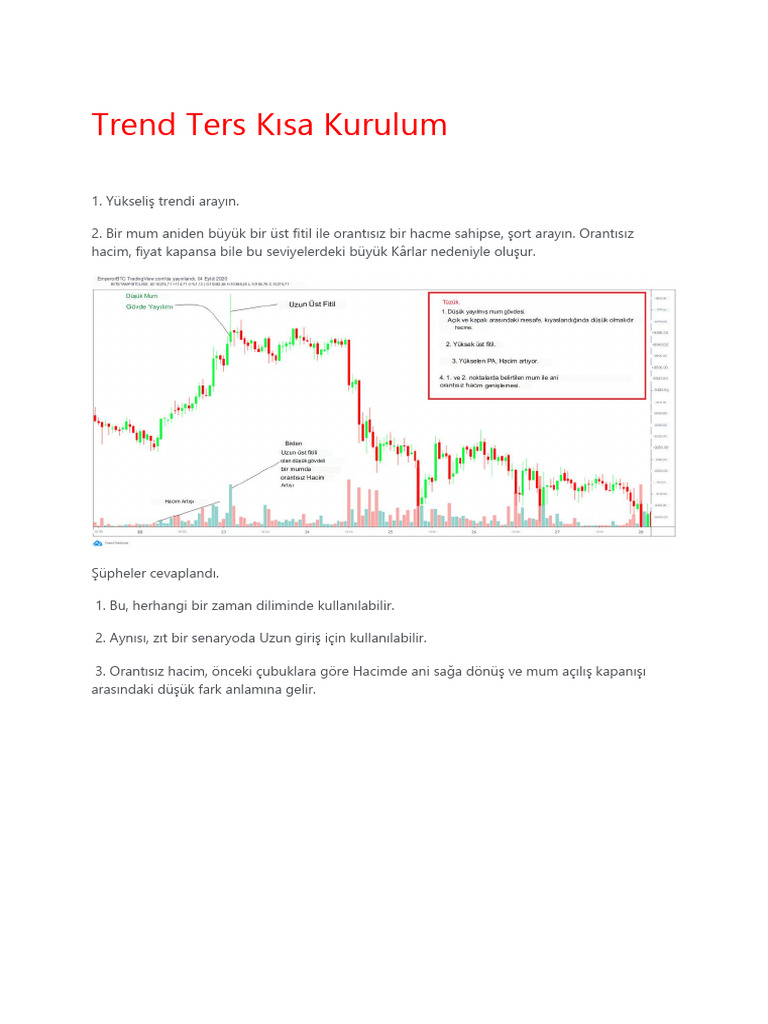 Trend Ters Kısa Kurulum | PDF