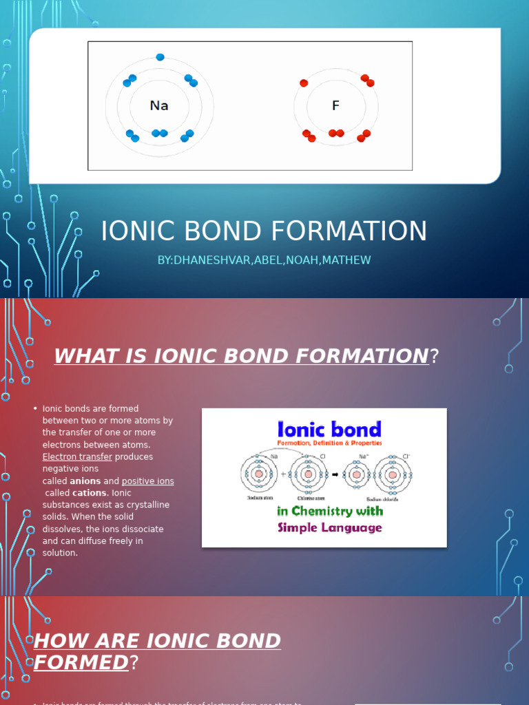 Understanding Ionic Bond Formation | PDF | Ion | Ionic Bonding