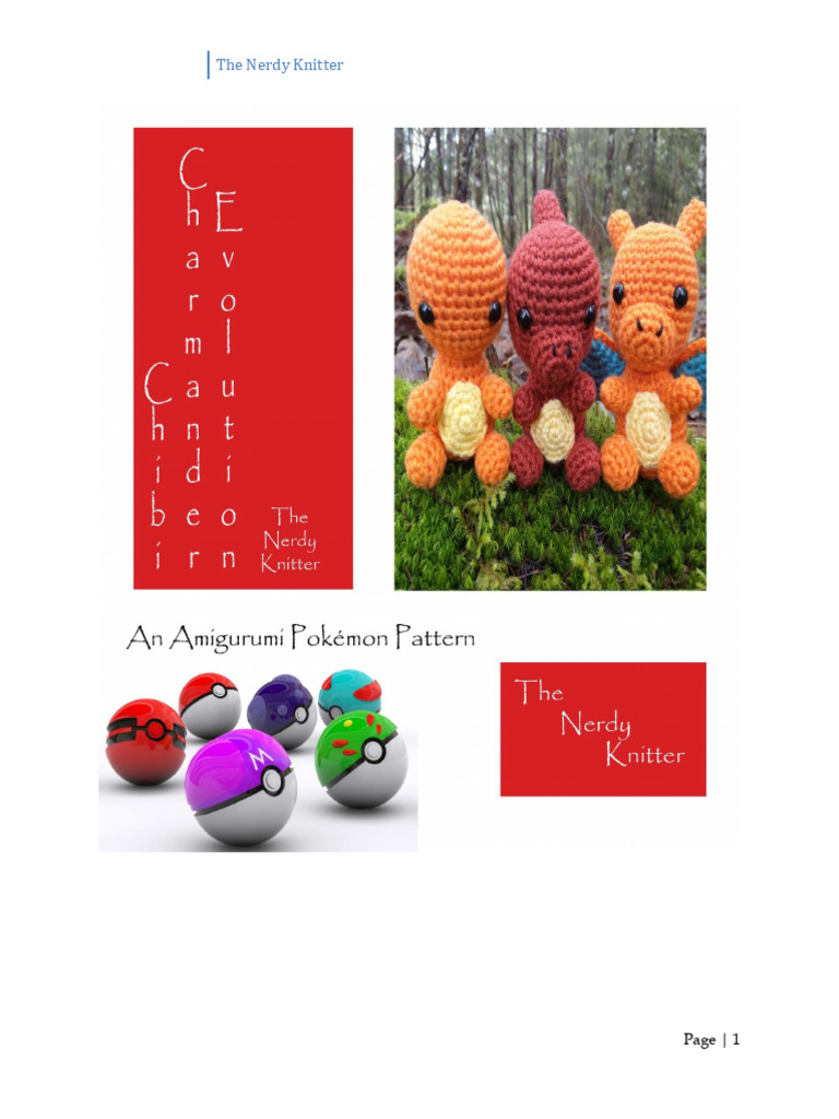 Chibi Charmander Crochet Pattern | PDF | Crochet | Knitting