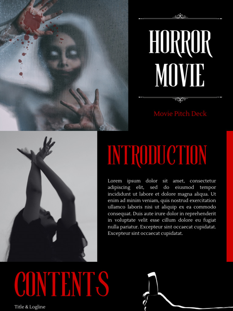 Gothic Horror Movie Pitch Deck Presentation | PDF | Law