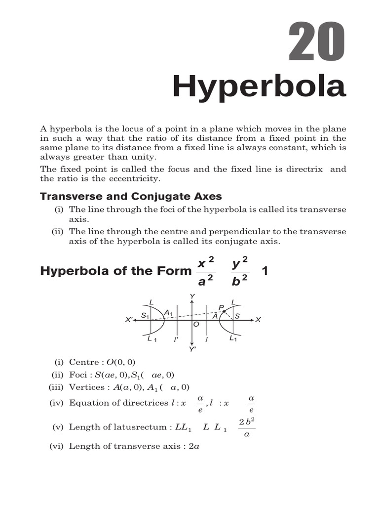 Hyperbola | PDF | Euclidean Plane Geometry | Classical Geometry
