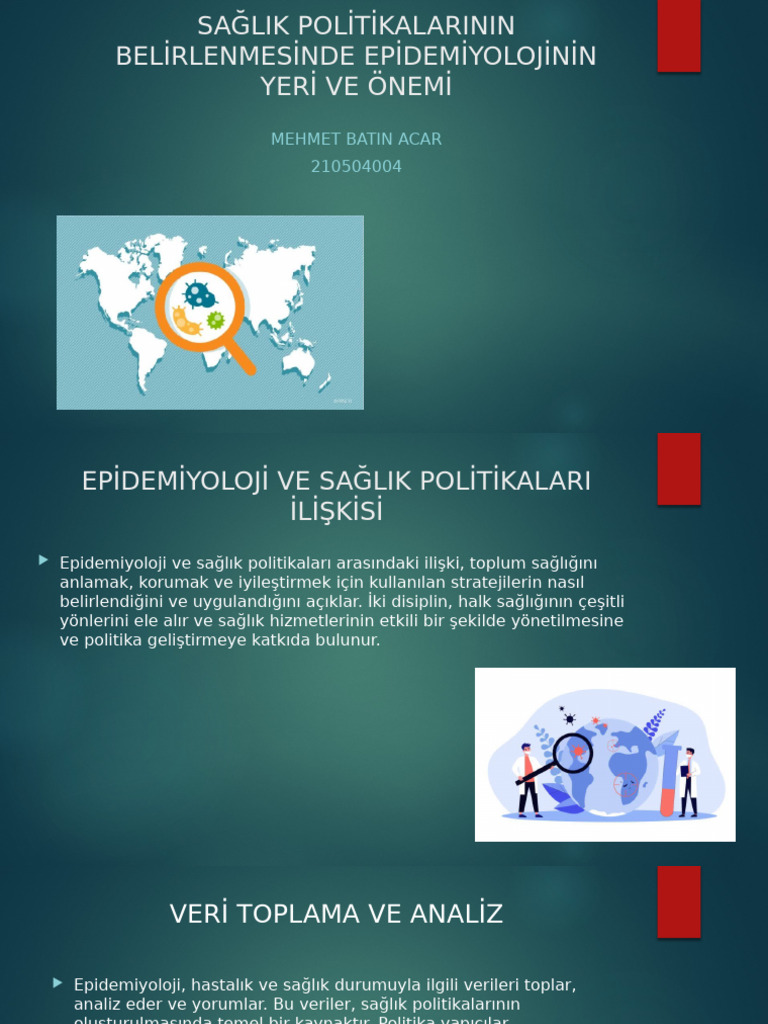 Epidemiyoloji Ödev - Batın Acar | PDF