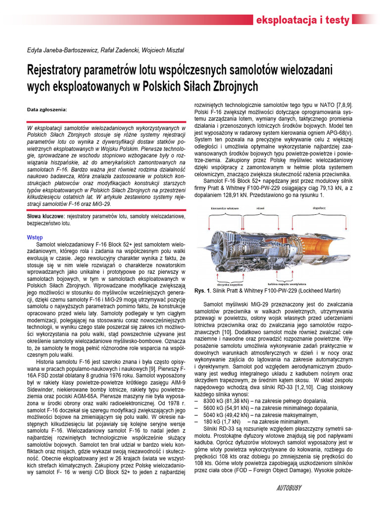 The Flight Recorders of Modern Multi-Role Aircraft | PDF