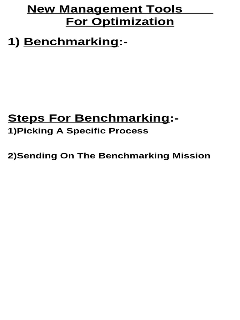 New Management Tools | PDF