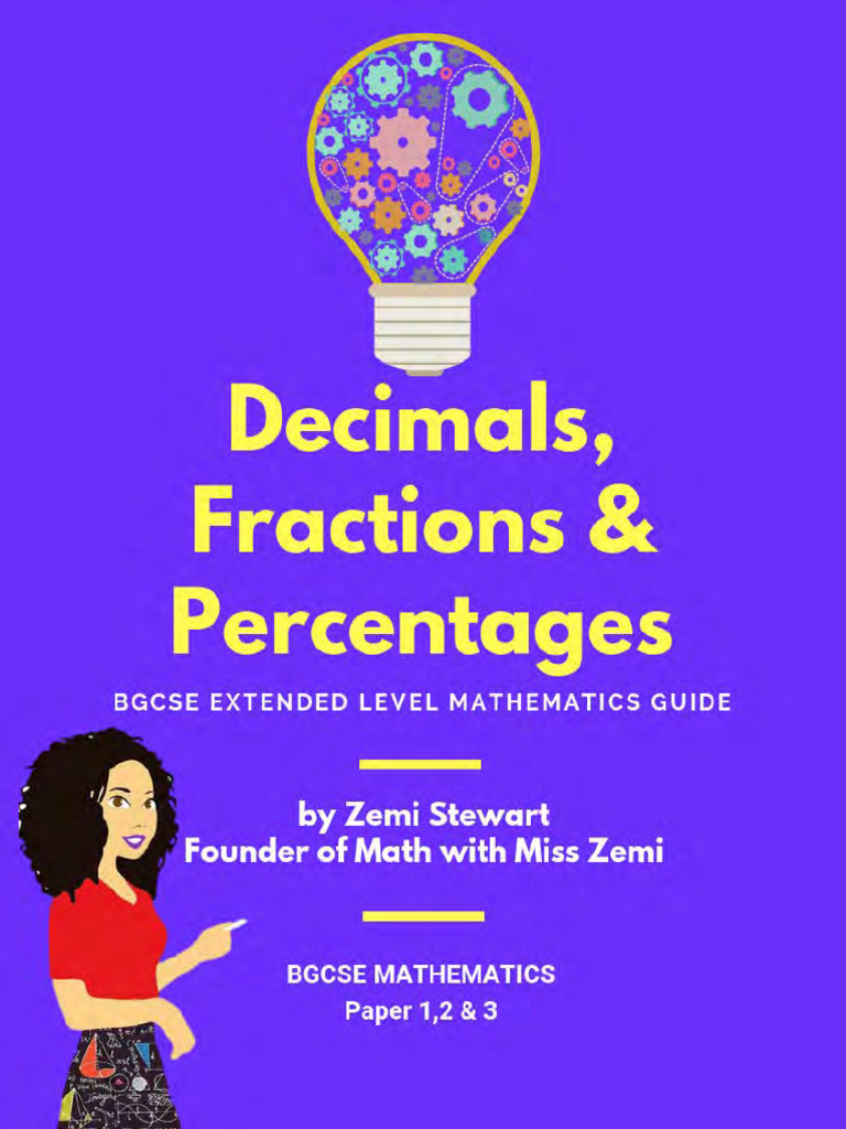 BGCSE Extended Dec Frac Perc EBOOK - Secure Compressed | PDF ...