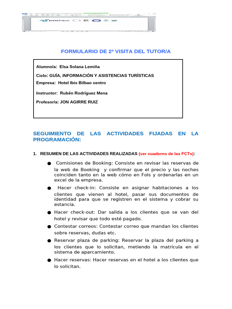 2 VISITA-Formulario de Visitas | PDF | Crecimiento personal y ...
