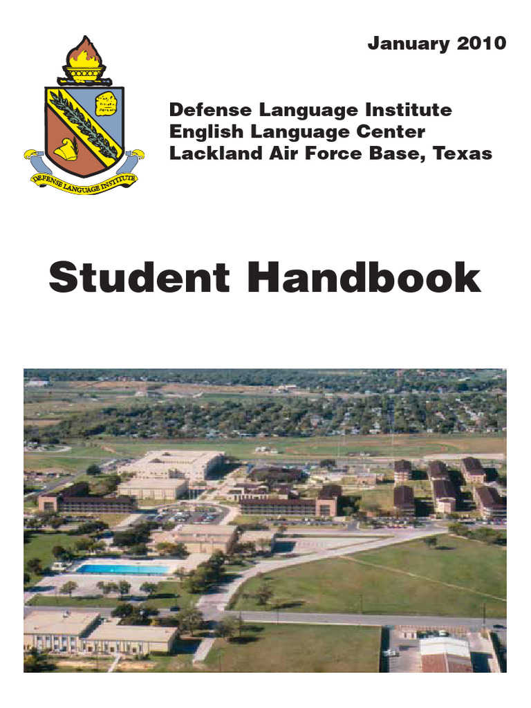 USAF DLI ELC Student - Handbook | PDF | Car Rental | Lease