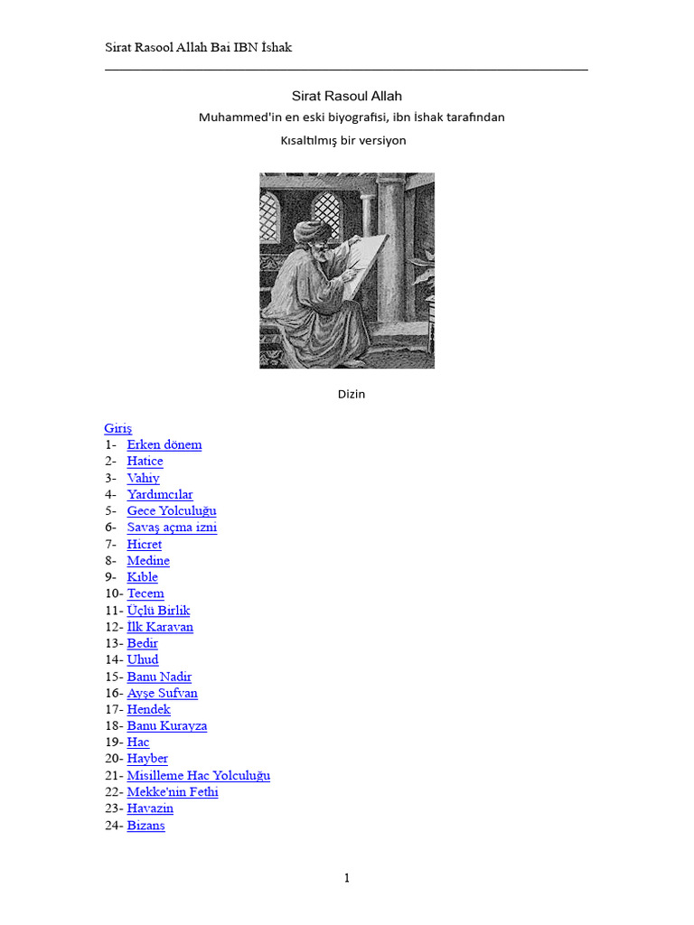Ibn Ishaq Sirat Rasoul Allah Life of Prophet Muhammad | PDF