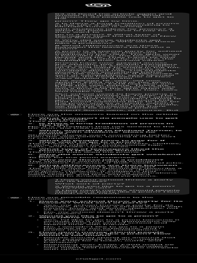 UK Prom Tradition | PDF