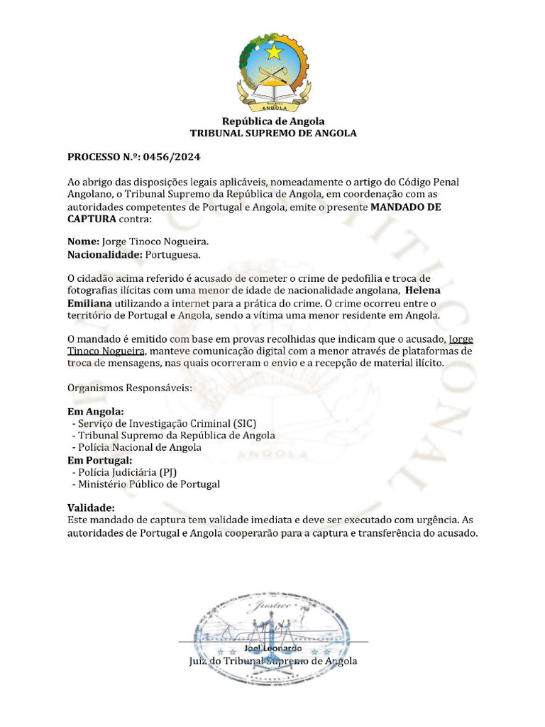 Mandato de Captura | PDF