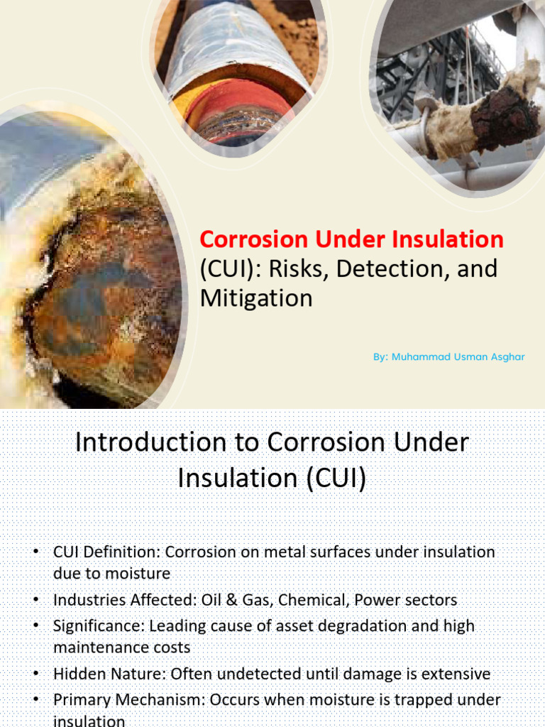 Corrosion Under Insulation (CUI) | PDF | Corrosion | Thermal Insulation
