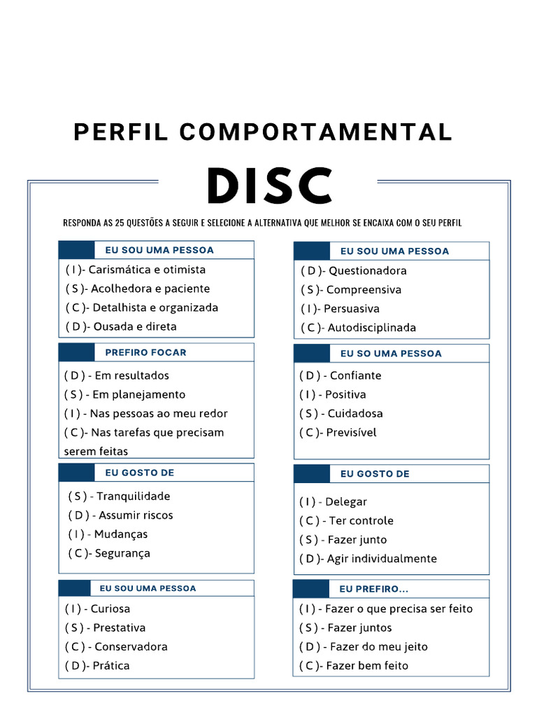 Teste Disc | PDF