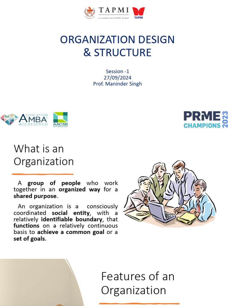 ODS PPTs Session 1-4 | PDF | System | Organizational Structure