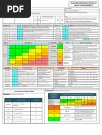 HIRARC Table Dosh Office | PDF | Risk | Injury