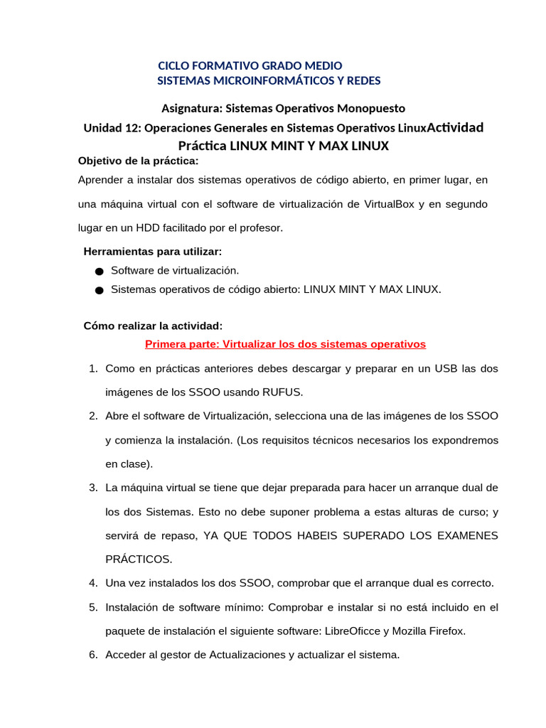 Actividad Virtualizar Win11 | PDF | Arranque | Software