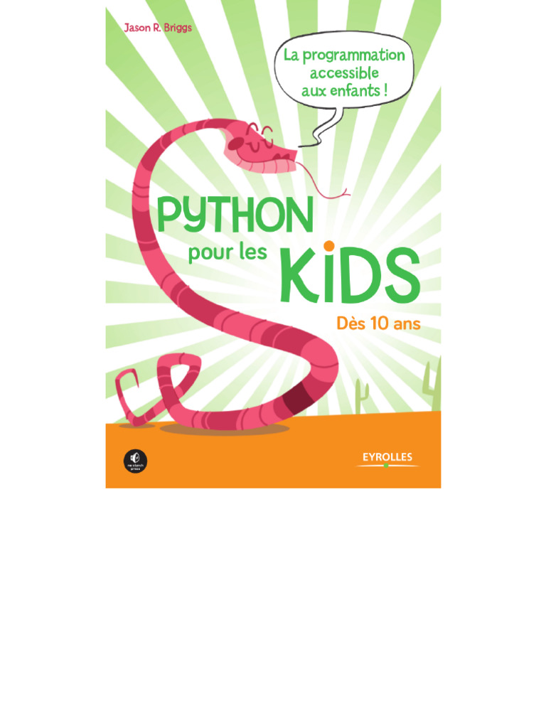 Briggs - Python Pour Les Kids (Eyrolles, 2015) | PDF