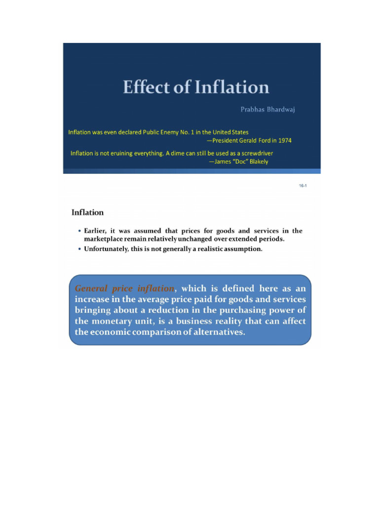 Lecture20 Inflation Effects | PDF
