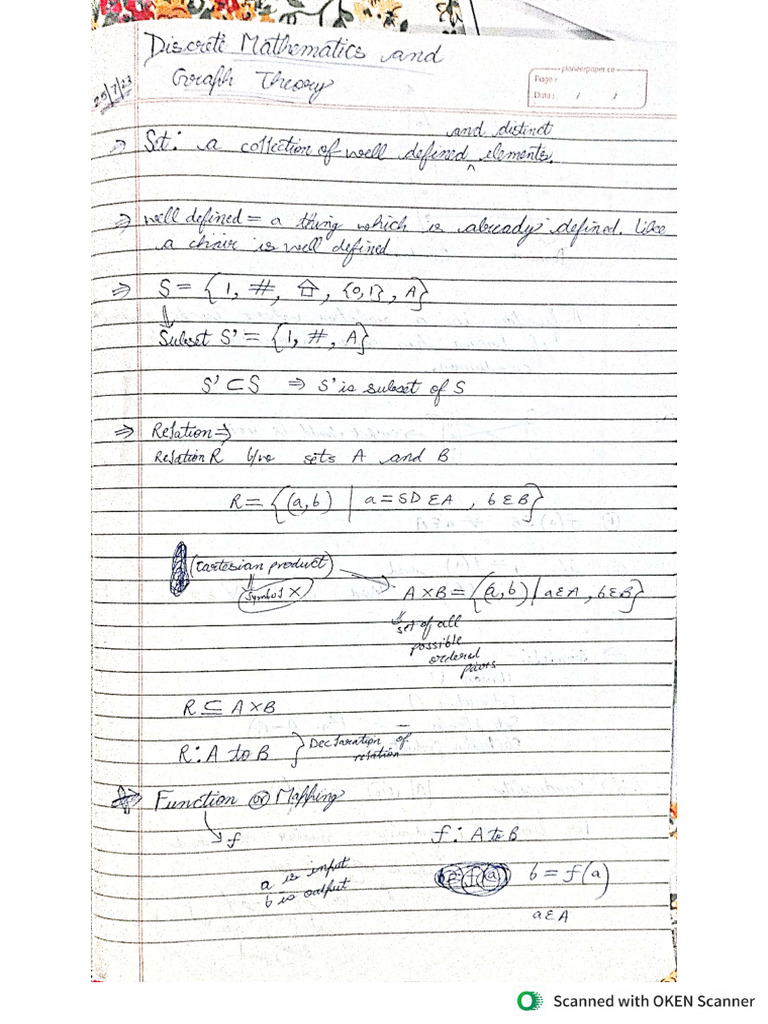 Discrete Maths Part1 | PDF