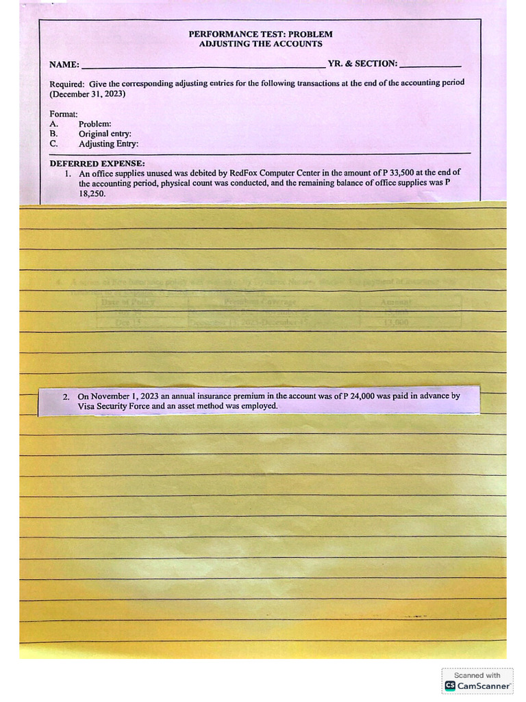 FABM Performance Task | PDF