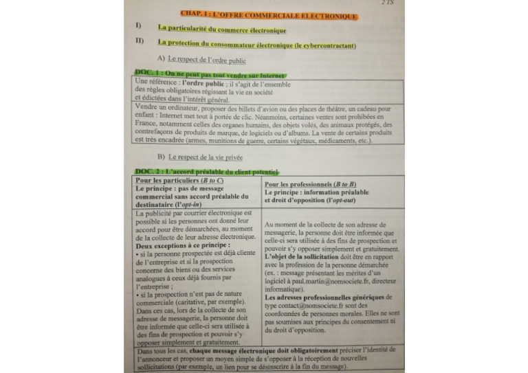 Chapitre 1: Complément Cours | PDF