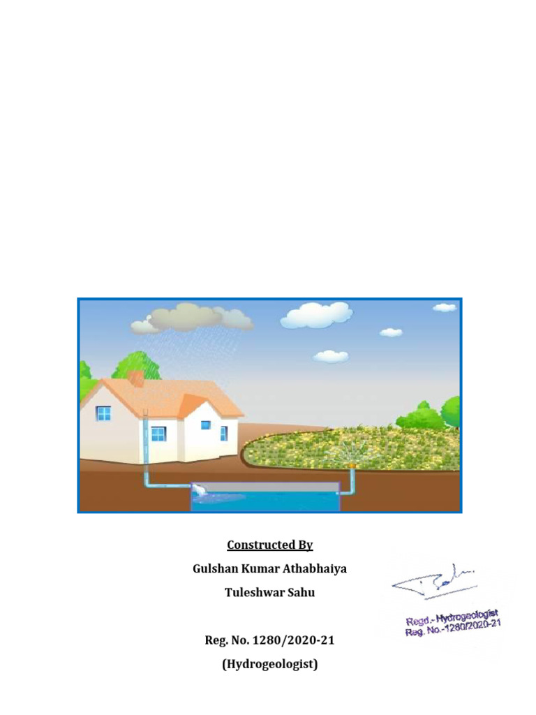 Rainwater Harvesting at VYT College Durg | PDF | Surface Runoff | Water ...
