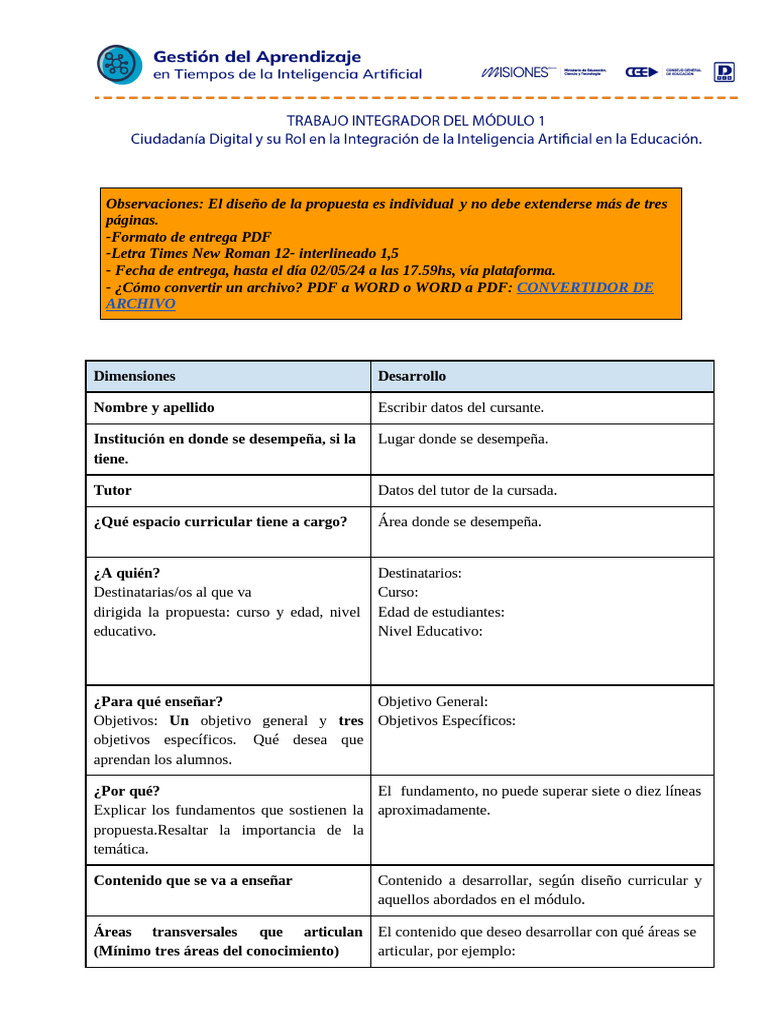 TIM M1 Ciudadan A Digital y Su Rol en La Integraci N de La Inteligencia Artificial en La Educaci ...