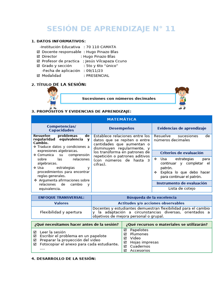 SESIÓN DE APRENDIZAJE N8 | PDF | Pensamiento | Genotipo