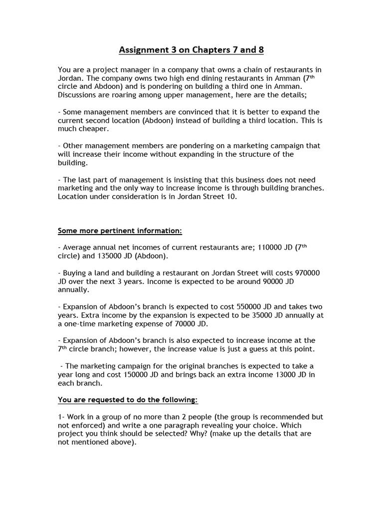 Assignment On Ch 7 And Ch 8 Pdf Economies 9468