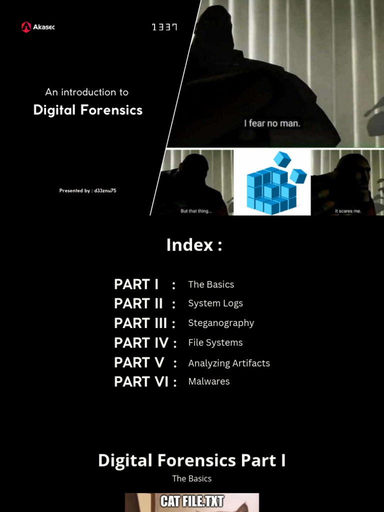 Digital Forensics Guide | PDF | Computers