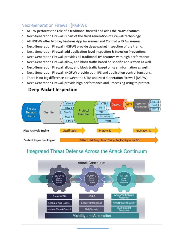 Next Generation Firewalls | PDF | Firewall (Computing) | Cyberspace