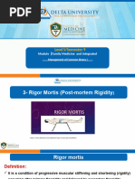 Stages of Post Mortem Lividity and Putrefaction of The Body | PDF ...