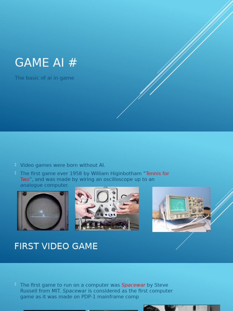 GAI2_BASIC_Ai-ameenul | PDF | Video Games | Artificial Intelligence