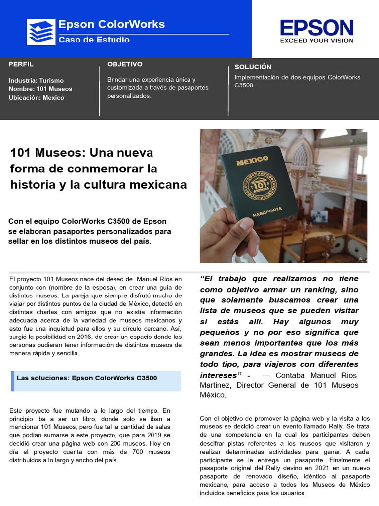 Caso de Estudio 101 Museos PDF | PDF | México | Red mundial