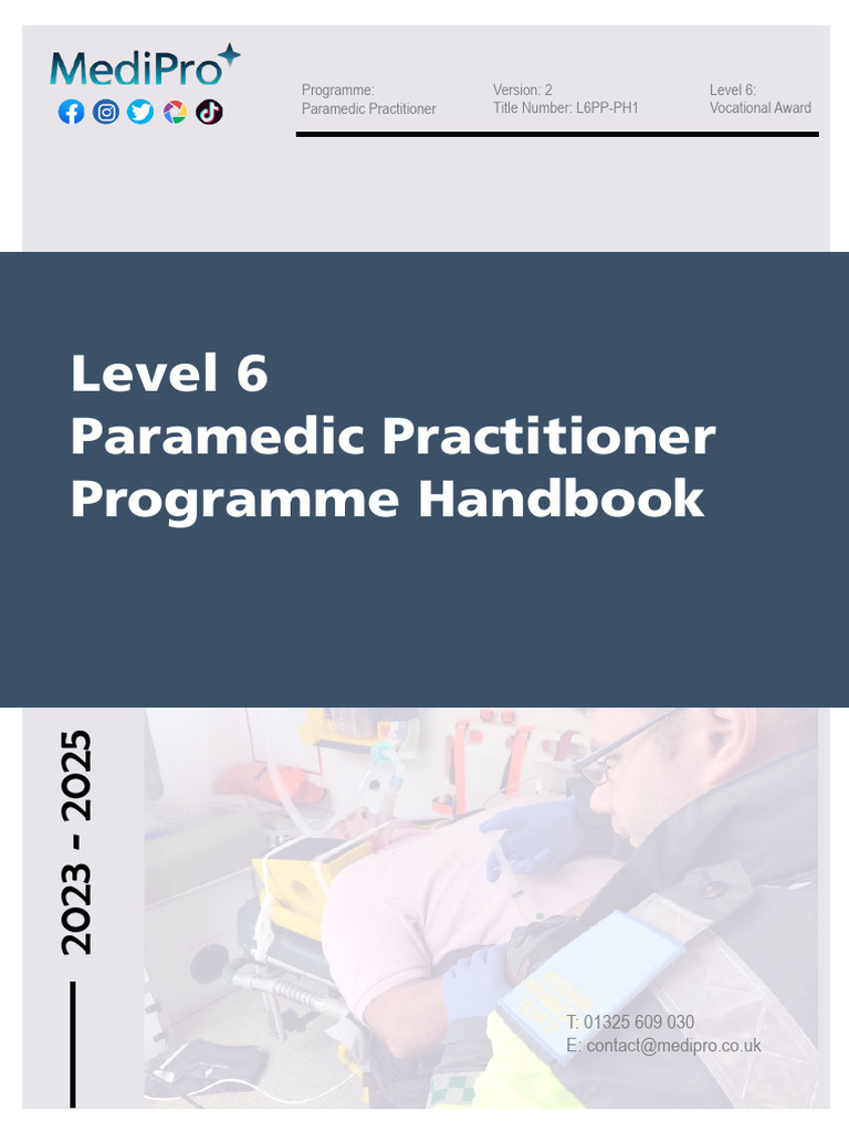 Paramedic Practitioner Guide | PDF | Paramedic | Learning