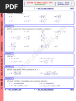 Exercices d'équations 1AC corrigés | PDF