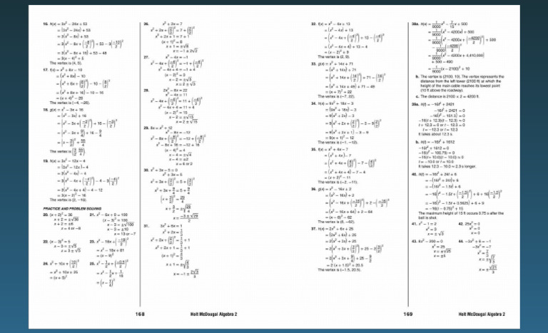 Algebra 2 CH 5 Solutions Key A2 - CH - 5 - Solutions - Key - PDF ... Algebra 2 CH 5 Solutions Key A2 - CH - 5 - Solutions - Key - PDF ...