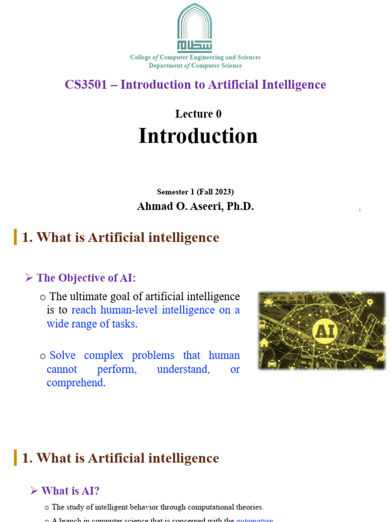 Lecture2 UPDATED Merged | PDF | Artificial Intelligence | Intelligence (AI) & Semantics