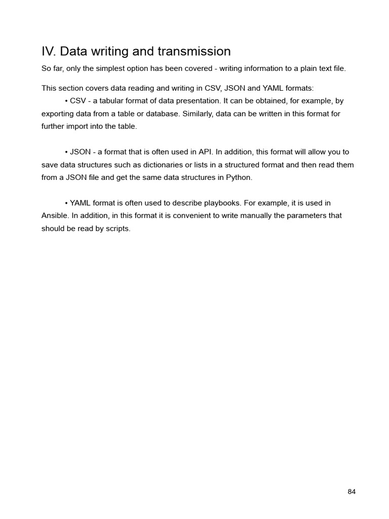 17 - Working With CSV, JSON, YAML Files | PDF | Comma Separated Values ...