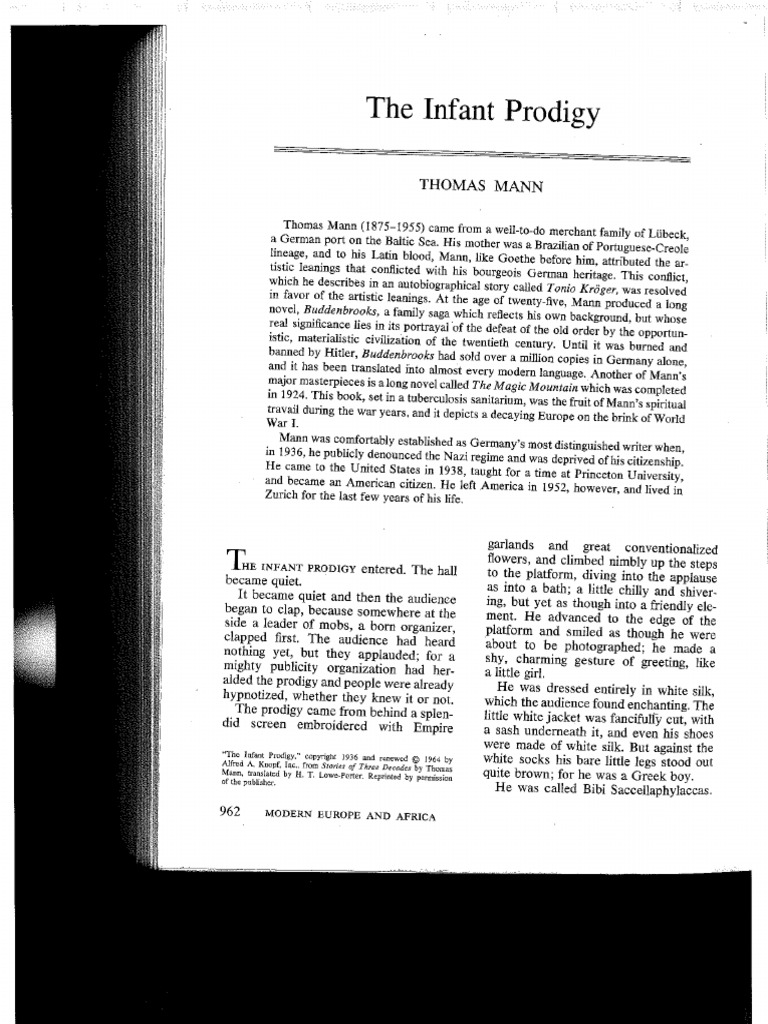 The Infant Prodigy-1 | PDF