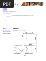 Practice Problemsfor Engineering Drawing II | PDF | Mechanical ...