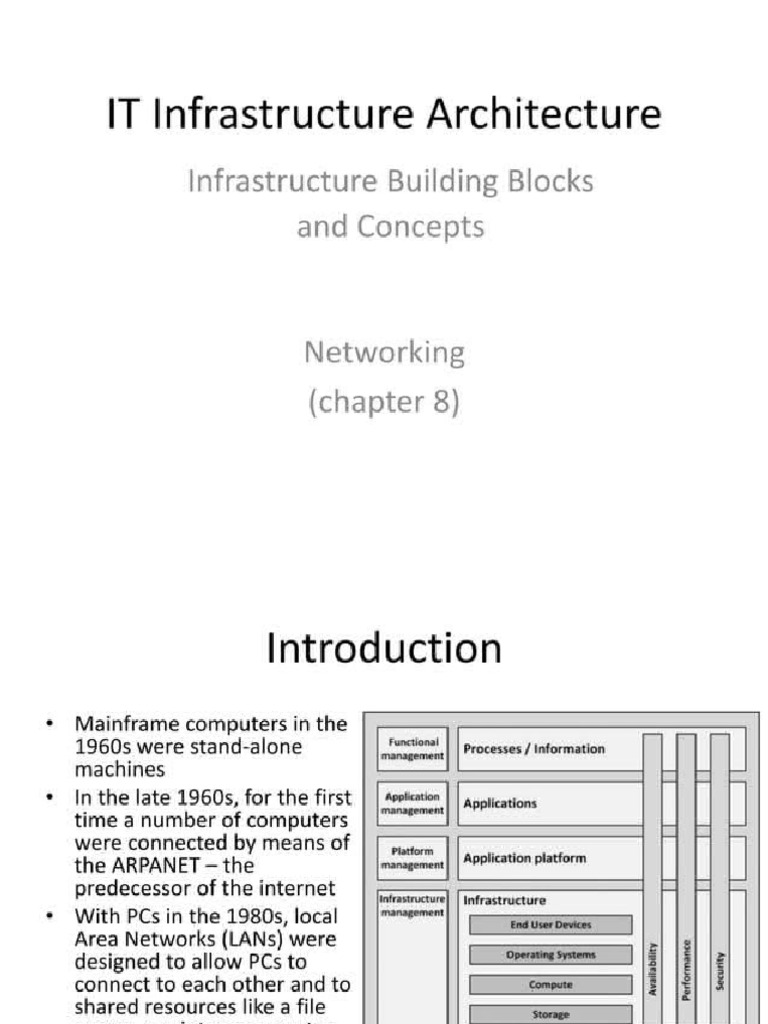 Lec6-1 IT Infrastructure | PDF