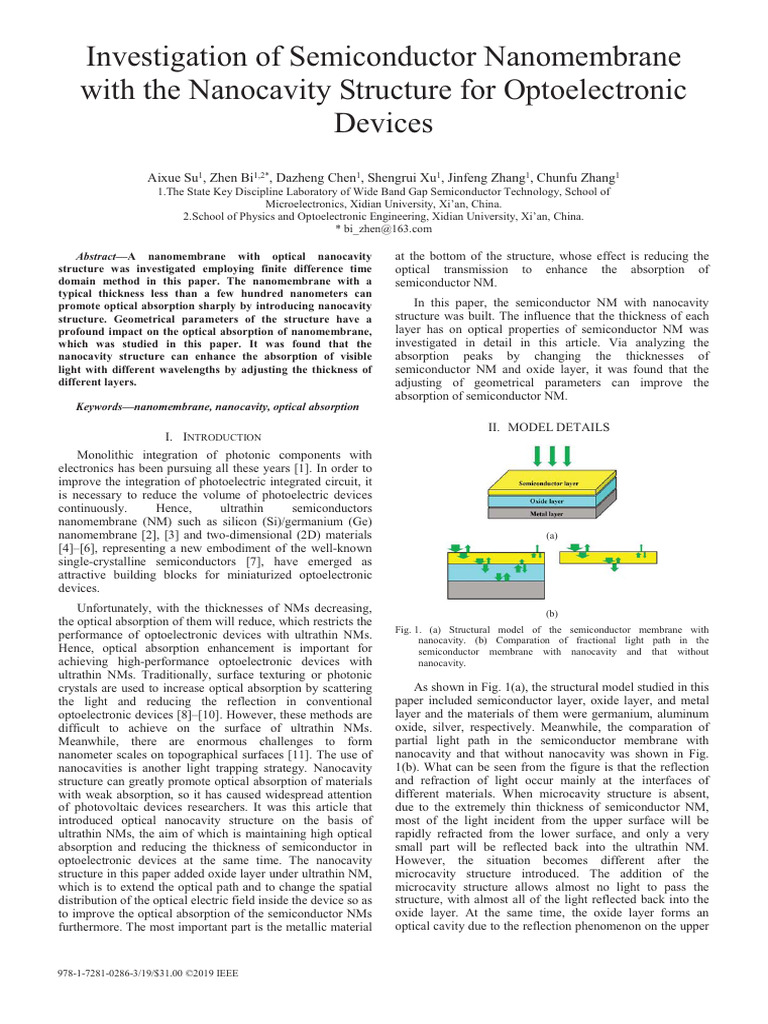 SAMPLE IEEE PAPER | PDF | Optics | Solar Cell