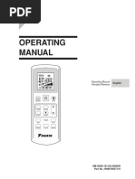 Senville Remote Control Manual | PDF | Air Conditioning | Remote Control
