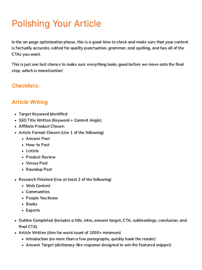 Module - 7-4 Polishing Your Article | PDF | Computers